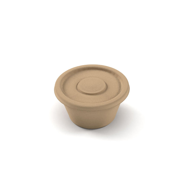5oz Bagasse Sauce Pot with Lid - 1,000 sets – Sustainable Planet Limited